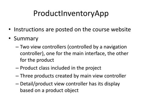 Ppt Introduction To Objective C And Xcode Part 4 Powerpoint