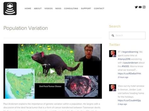 Population Variation Instructional Video For 9th 12th Grade Lesson
