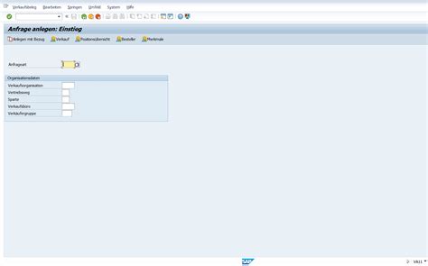Va11 Anfrage Anlegen Sap Transaktion Erpyourself