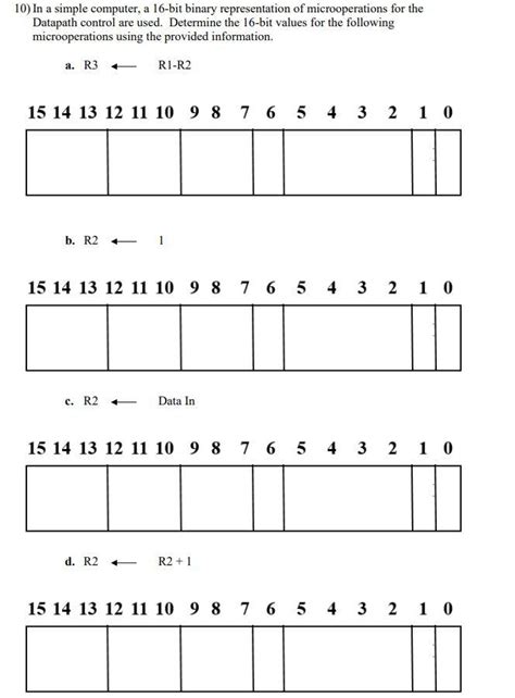 Solved 10 In A Simple Computer A 16 Bit Binary Chegg Com