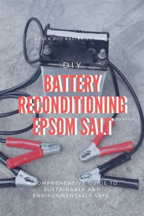 How to Repair Battery DIY Battery Reconditioning | Batteries diy, Recondition batteries, Battery ...
