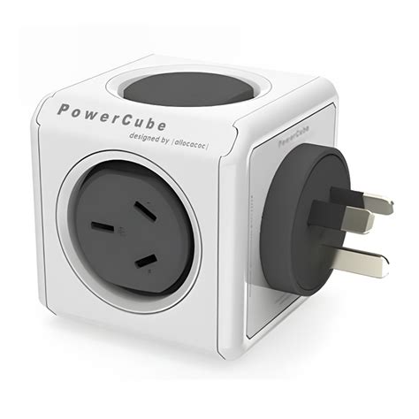 Allocacoc Powercube Original 2 Outlets Au Outlets 2 Usb Ports With