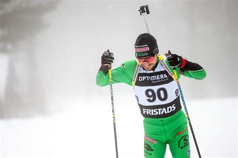 Biathlon Östersund Tobias Arwidson Et Anna Hedstroem Simposent Sur Le Sprint De La Coupe De