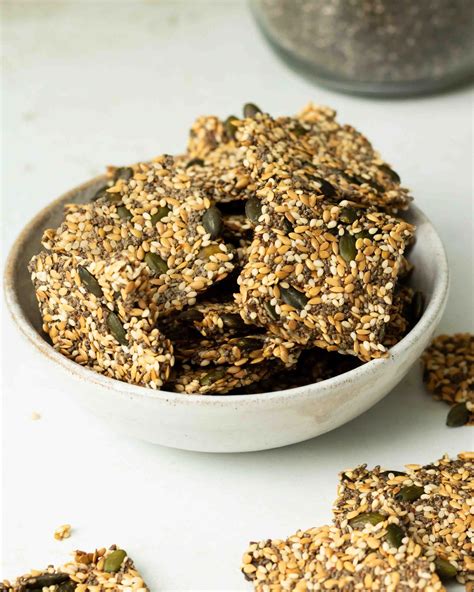 Easy Chia And Flax Seed Crackers Vegan And Low Carb The Vegan Larder