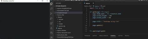 Building Flutter Apps In Python GeeksforGeeks