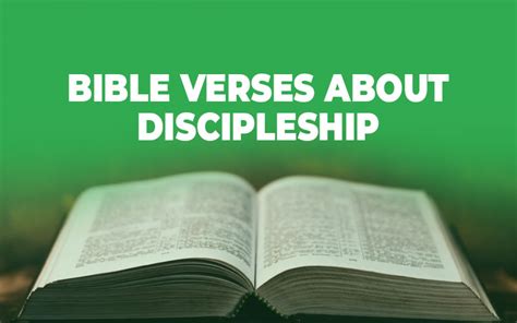 35 Bible Verses About Discipleship