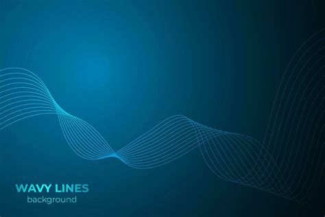 Abstract Wavy Lines Background In Vector Design 24116150 Vector Art At