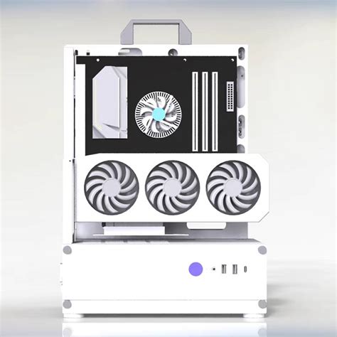 เคสแบบเปิด Open Type Computer Case Frame Vertical Chassis Shelf Atx Mod