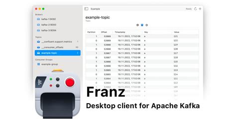 Franz A Native Gui Tool For Kafka On Macos R Apachekafka