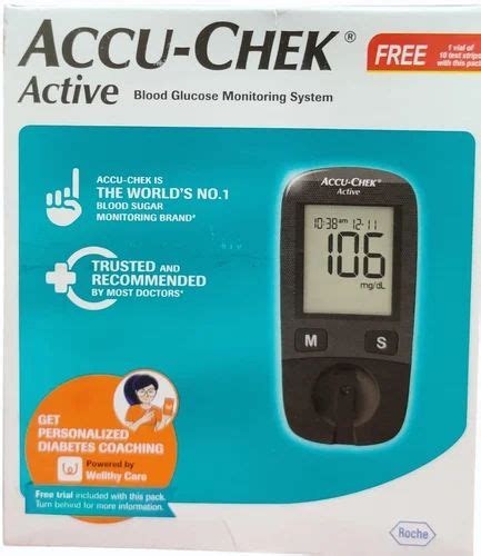 Accu Chek Glucometer Days Model Name Number Active At Box In Mumbai