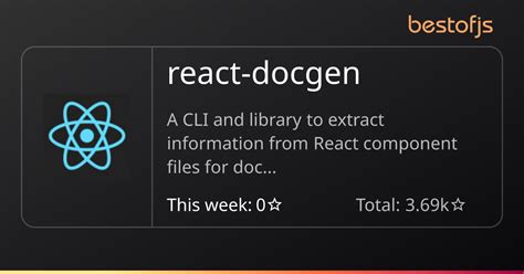 Best Of Js • React Docgen