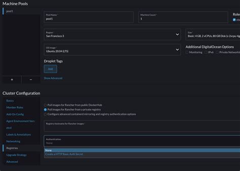 Registry Secret Sometimes Does Not Populate Available Options · Issue 5132 · Rancherdashboard