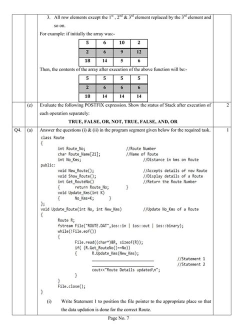 Computer Science Sqp Pdf