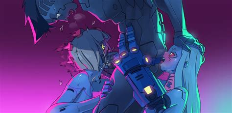 Rebecca David Martinez And Kiwi Cyberpunk And 1 More Drawn By
