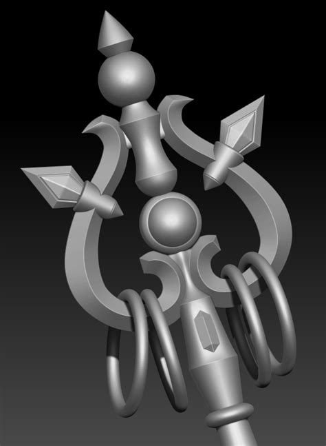 Файл Stl Посох истребитель гоблинов жрица 👾 ・Шаблон для загрузки и 3d печати・cults