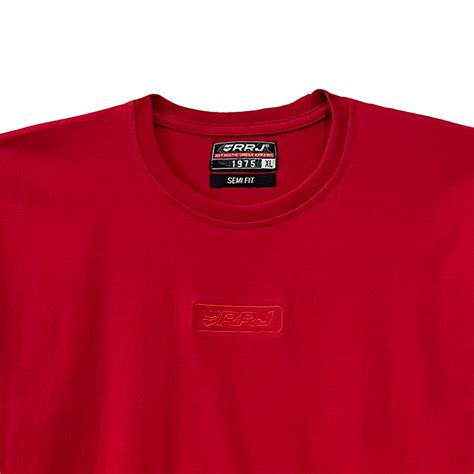 Rrj Mens Basic Tees Semibody Fitting 172866 U Red Rough Rider Jeans