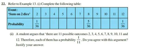 22 Refer To Example 13 I Complete The Following Table