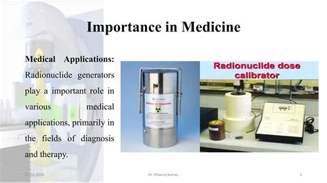 Artificial Radionuclide Generators In Medicine Applications In
