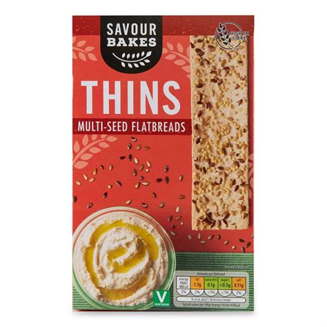Multi Seed Flatbread Thins Aldi Uk