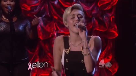 Miley Cyrus Wrecking Ball Costume On Ellen