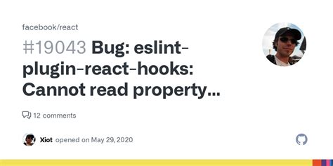 Bug Eslint Plugin React Hooks Cannot Read Property References Of