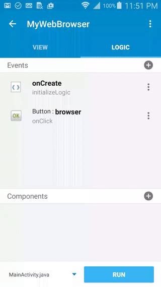 Creating A Web Browser Application That Redirects The User To The Given Url