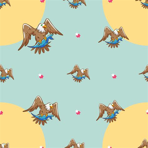 Eagle Pattern Background Seamless 20434032 Vector Art At Vecteezy
