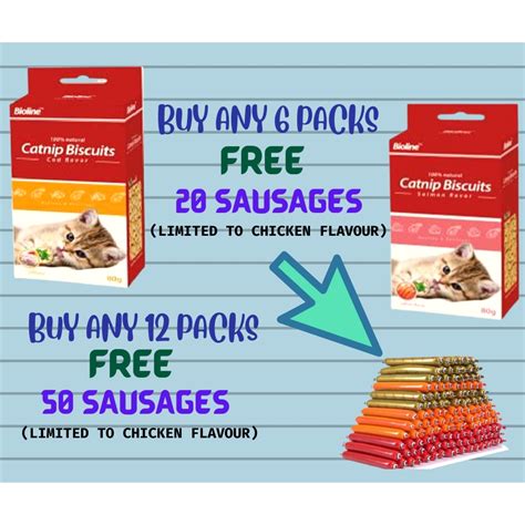Bioline Catnip Biscuits Flavour Cod Salmon Shopee Malaysia