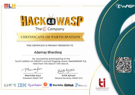 adamay bhardwaj on linkedin coding hackowasp hackathon