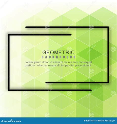 Vector Abstract Geometric Background Template Brochure Design Stock Vector Illustration Of