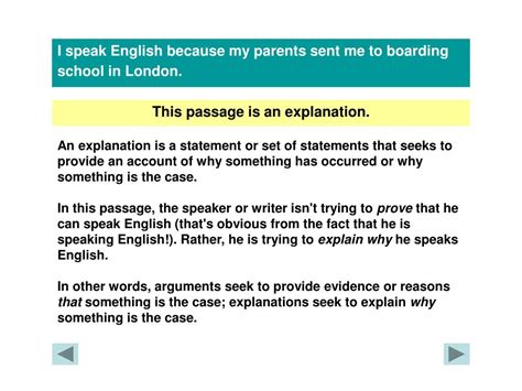 Ppt Distinguishing Arguments From Non Arguments Powerpoint