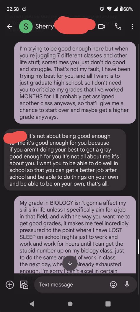 My Grandmother Cant Even Be Happy I Passed My Class Even Though I Was