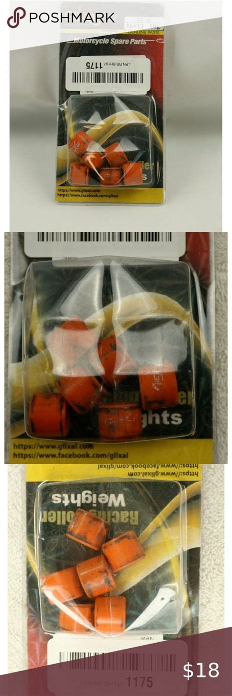 Glixal Atks 04015 16x13mm Racing Variator Roller Weights For Gy6 50cc Open 50cc Weight Roller