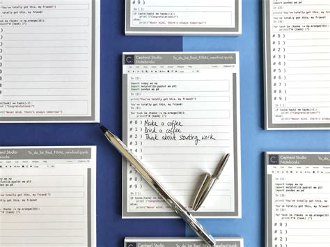 Python Coding Notepads Cepheid Studio