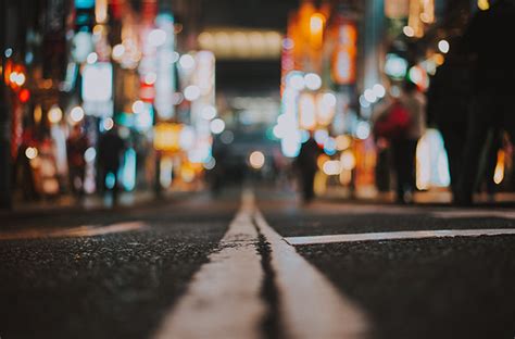 City Street Night Photography