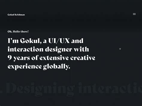 Gokul Krishnan Aards Nominee