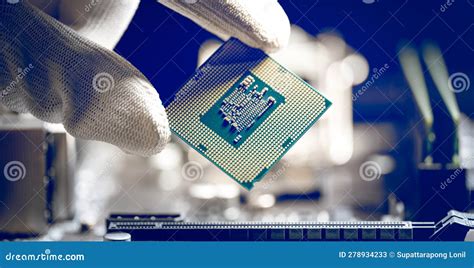 Pci E Socket On Computer Main Board Royalty Free Stock Image