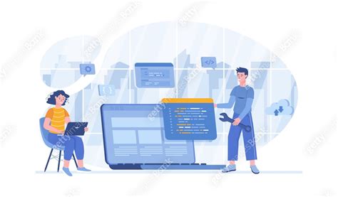 Software Development Programming Coding People Write Code Settings