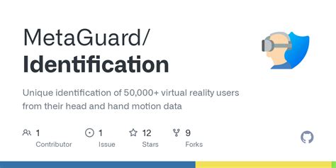 Github Metaguard Identification Unique Identification Of Virtual Reality Users From