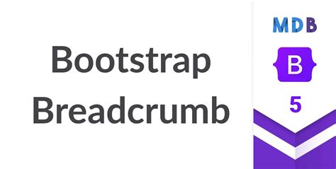 Bootstrap Breadcrumbs Examples And Tutorial