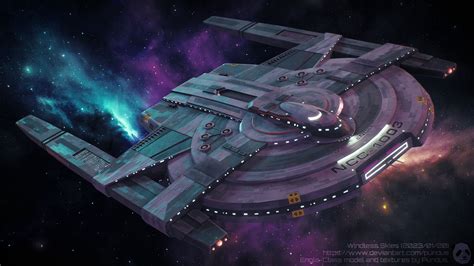 3d Model Star Trek Engle Class Starship Vr Ar Low Poly Cgtrader