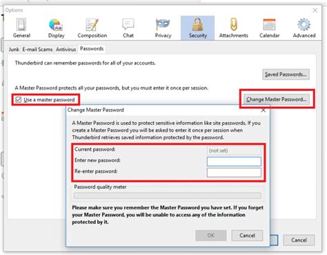 Learn About The In Built Password Manager In Thunderbird