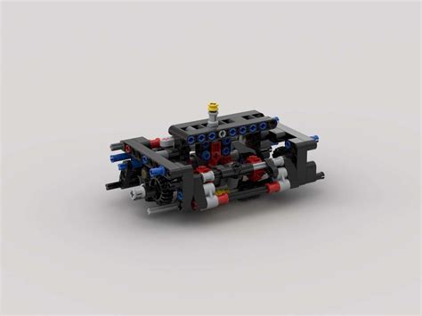 Lego Moc 5 Speed And Reverse Gearbox With H Pattern Shift By