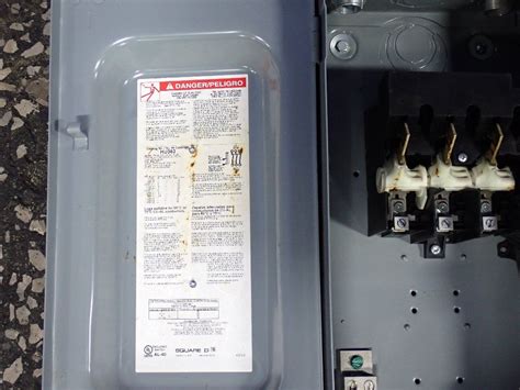 Square D 60a 600v Safety Switch Hgr24