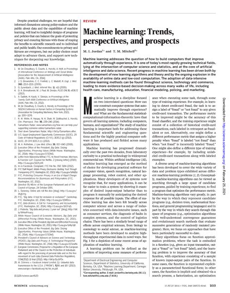 science survey machine learning 1 despite practical challenges we