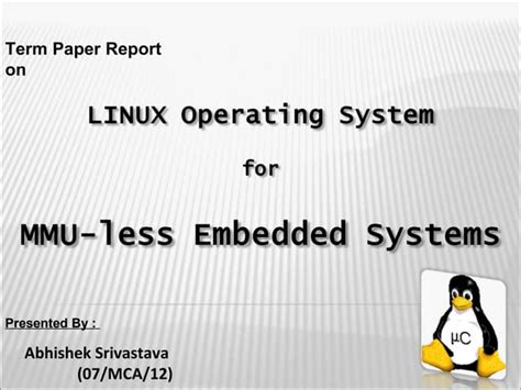 Embedded Linux Ppt