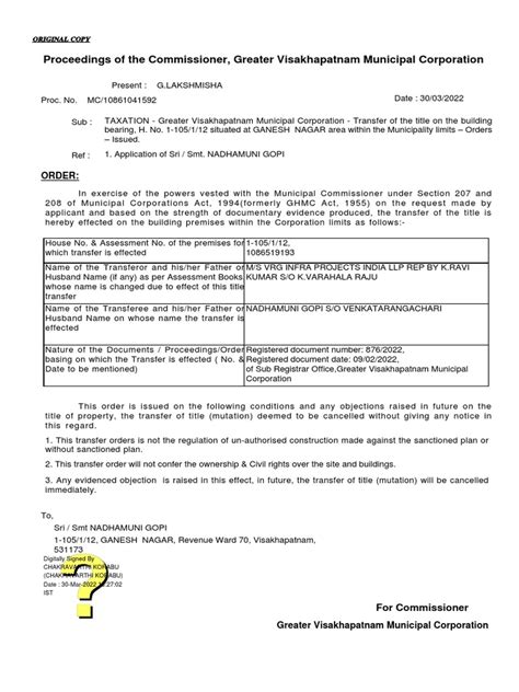 1086519193 Mutation Certificate Pdf Common Law Government