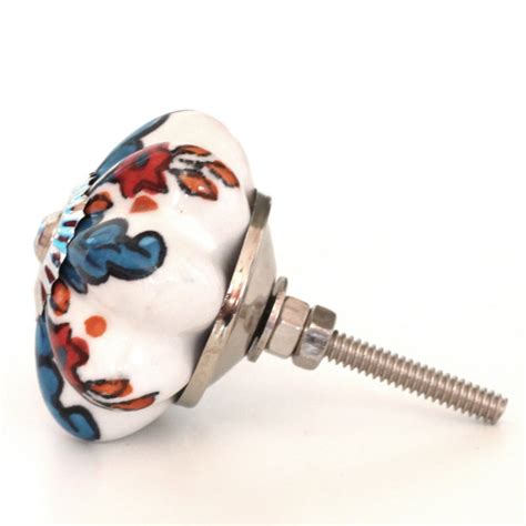Multi Coloured Ceramic Knobs Drawer Pull Cupboard Door Knobs Porcelain