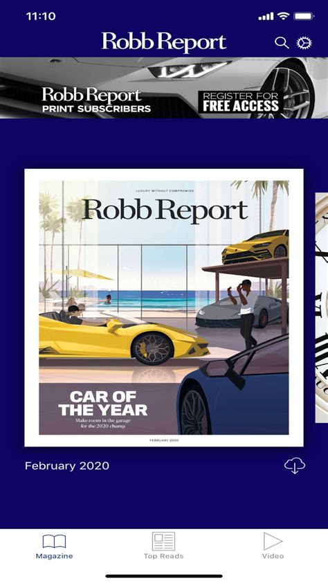 Robb Report Magazine For Iphone Download
