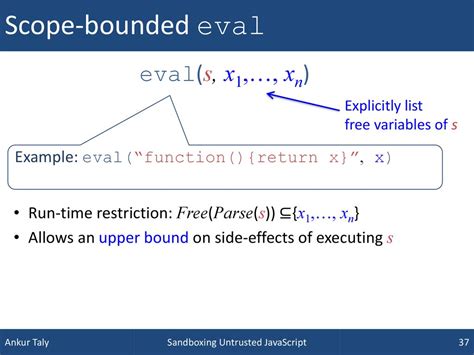 Sandboxing Untrusted Javascript Ppt Download